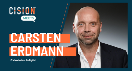 CISION Meets... Carsten Erdmann (Berliner Morgenpost)